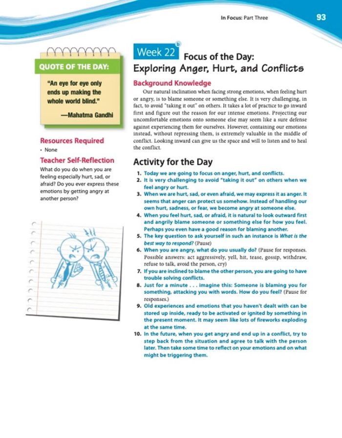 Teaching Anger Management to Middle School Students - Teaching Heart ...